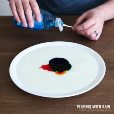 Color Changing Milk Experiment
