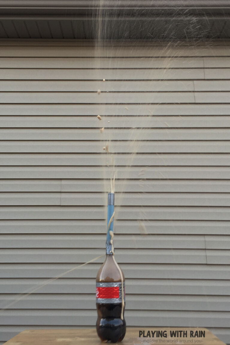 Mentos and Coke Volcano