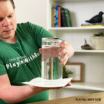 Upside Down Glass of Water Experiment