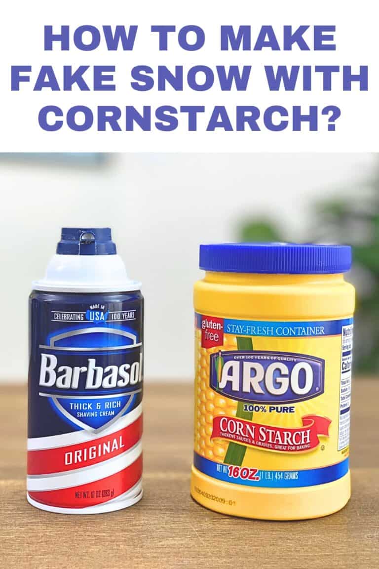 How To Make Fake Snow With Cornstarch?