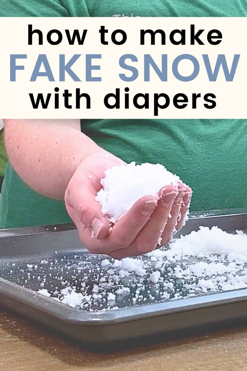 How To Make Fake Snow With Diapers