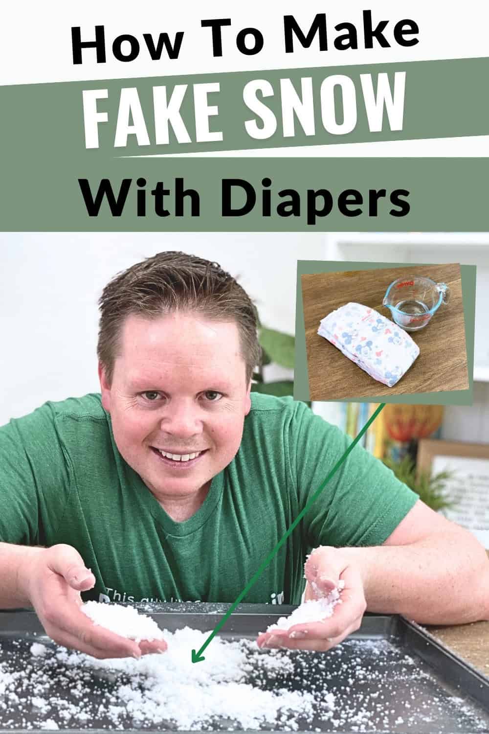 How To Make Fake Snow With Diapers